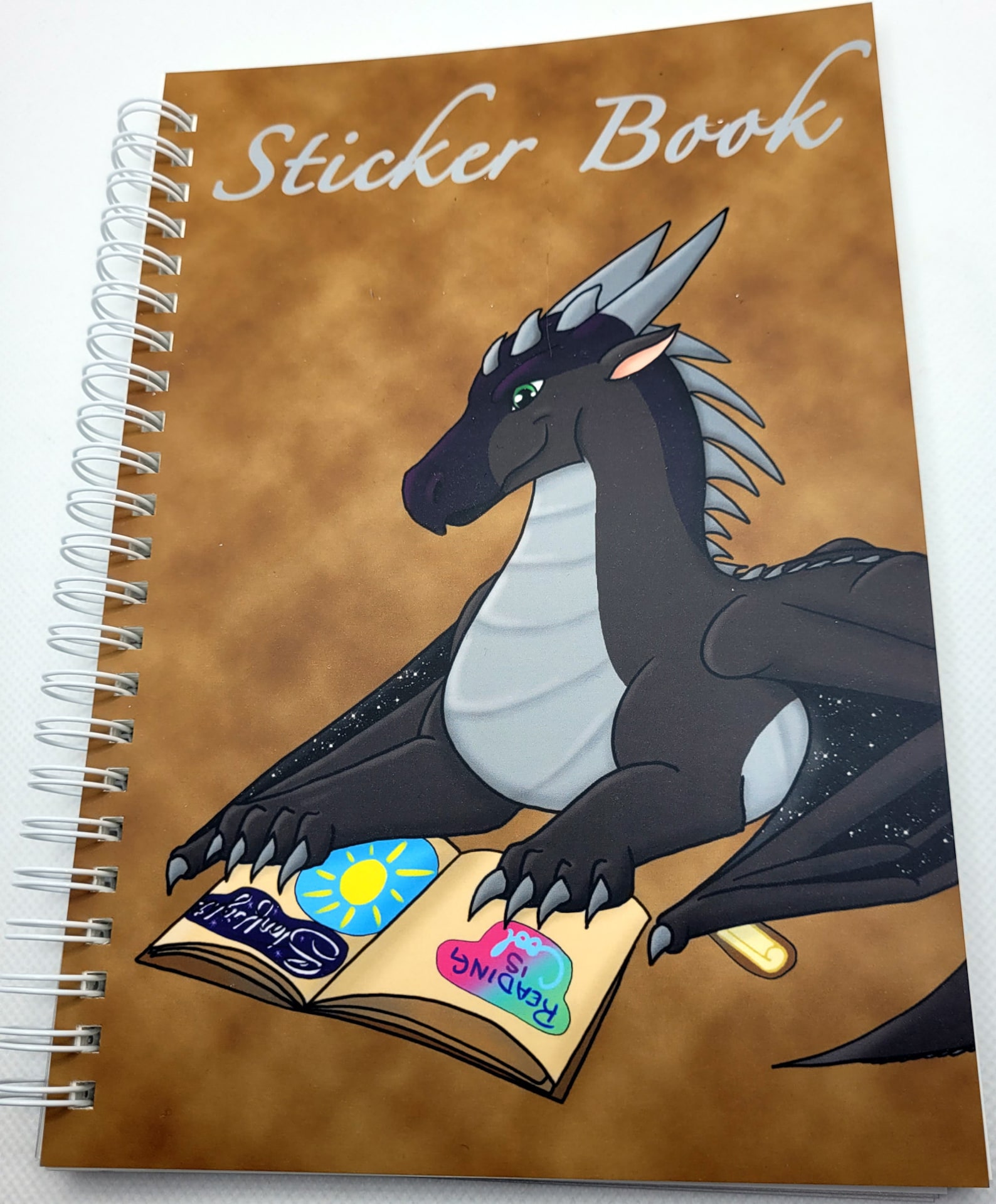 A5 Wings of Fire WOF Blank Sticker Book - Coiled Bound - Soft Cover - Etsy