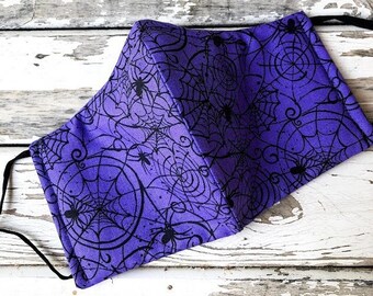 Spider Web Face Mask - Etsy