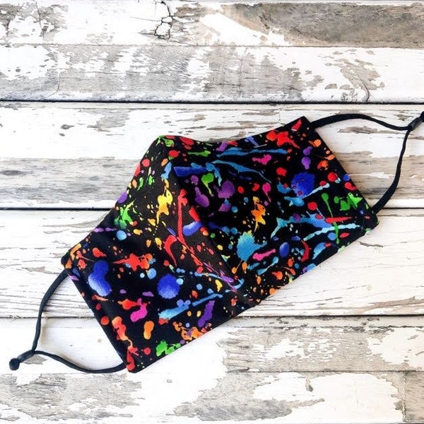 Painted Face Mask - Etsy