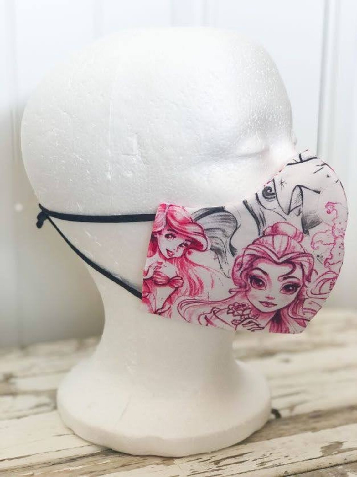 Disney Princess Face Mask - Etsy Denmark