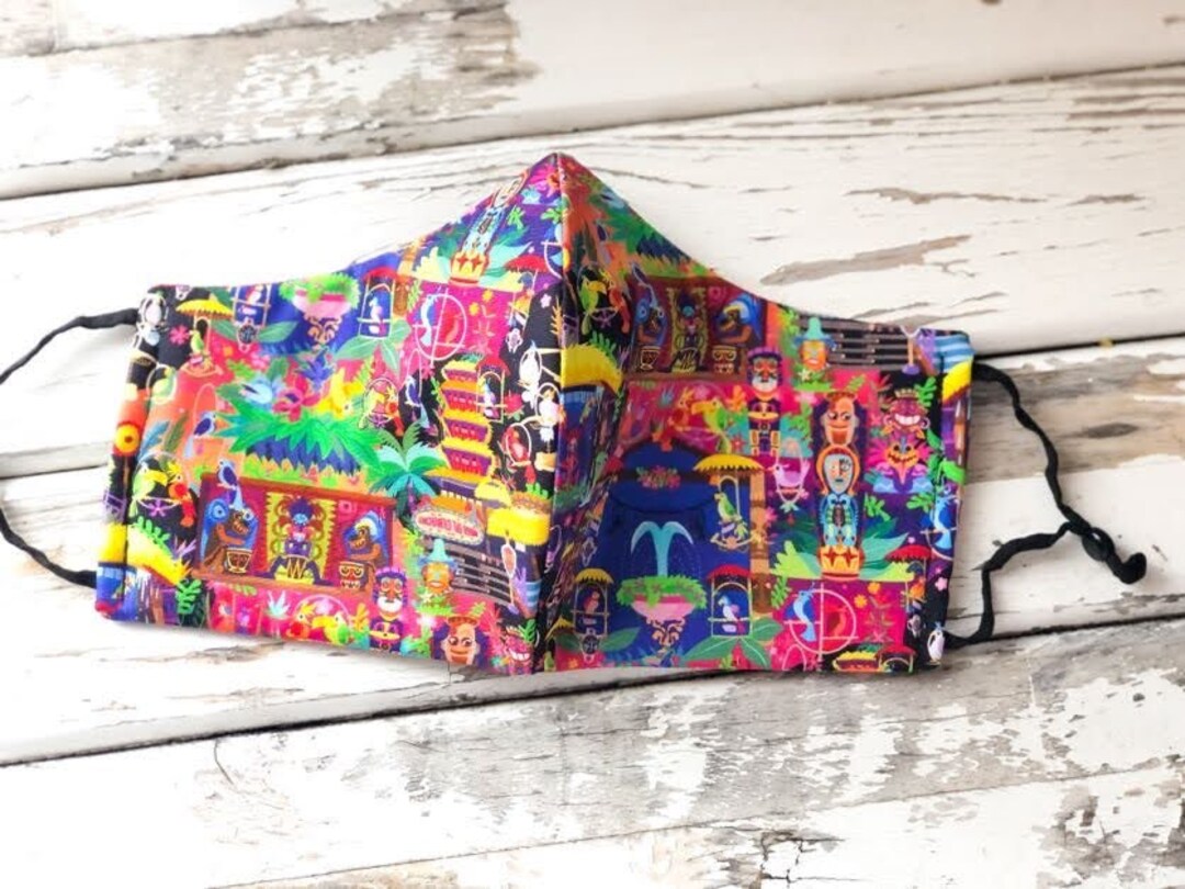Tiki Room Face Mask - Etsy
