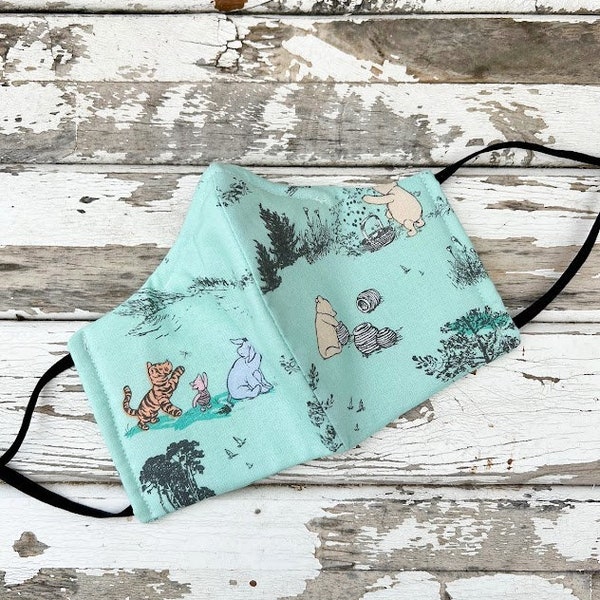 Pooh Bear Face Mask - Etsy