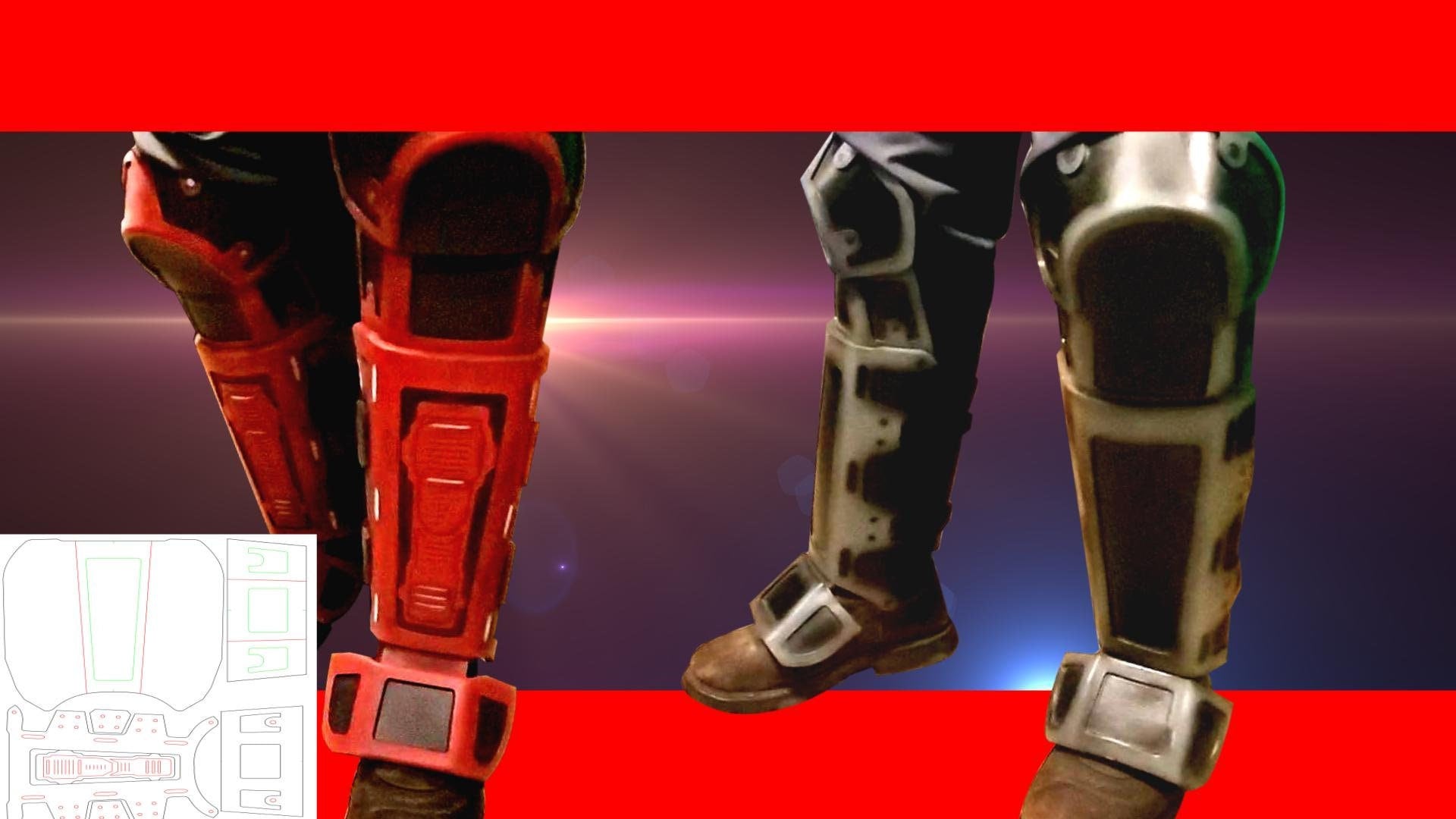 Templates for Tactical Shin Armor - Etsy