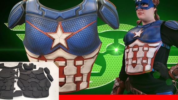 DIY Captain America Chest Armor KIT | Etsy