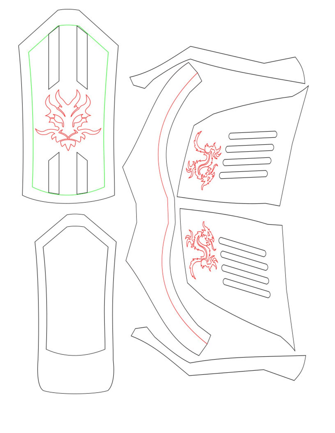 Diy MK Ninja Mask Printable Template - Etsy