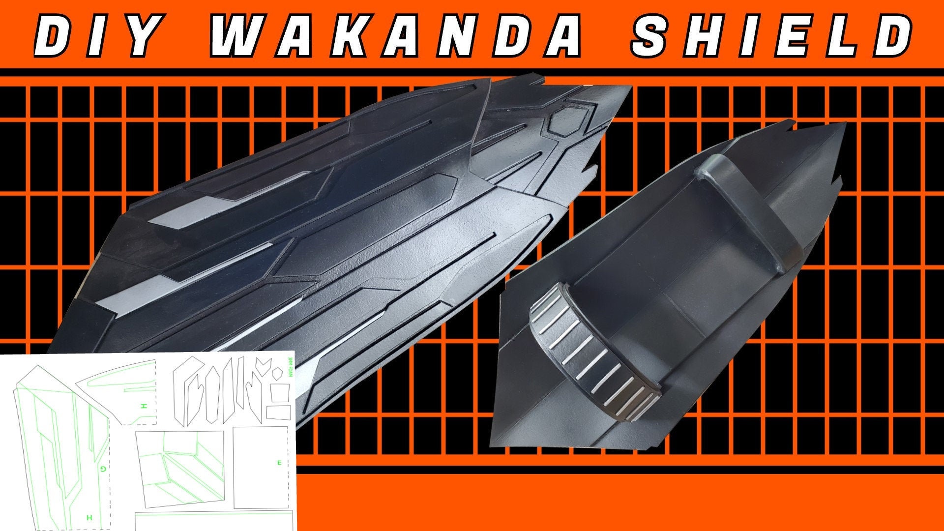DIY Wakanda Shield Printable Template - Etsy