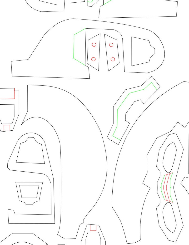 DIY Red Hood Template - Etsy