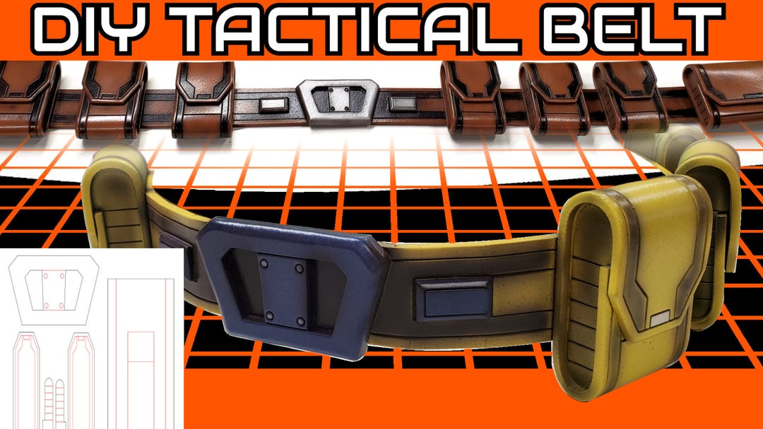 DIY Tactical Belt Printable Templates - Etsy