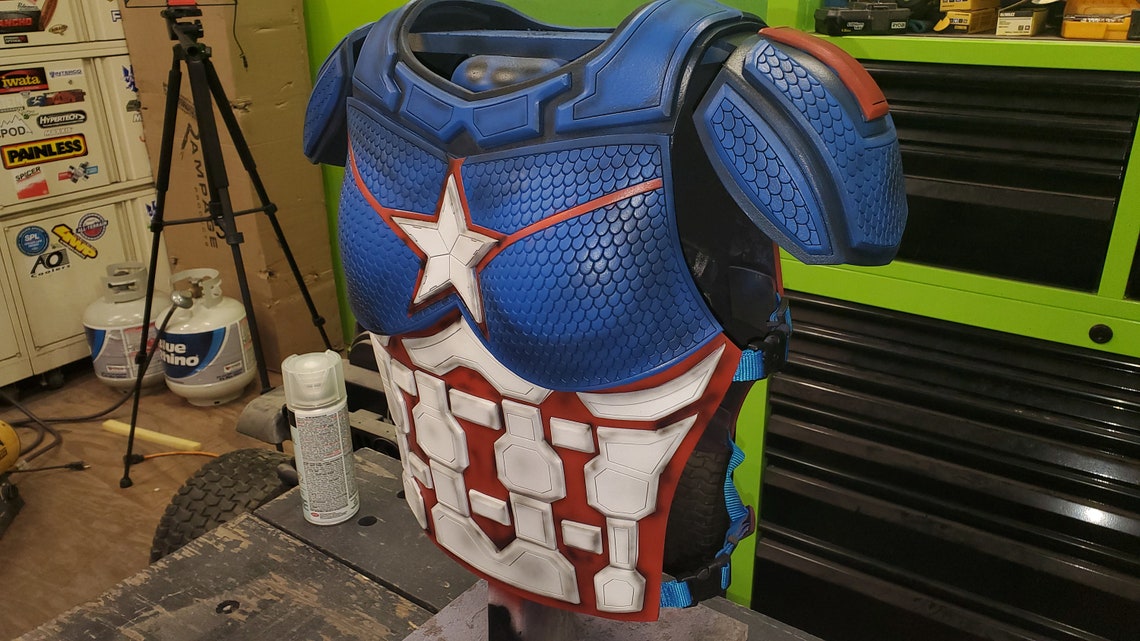 Templates for Captain America Chest Armor - Etsy