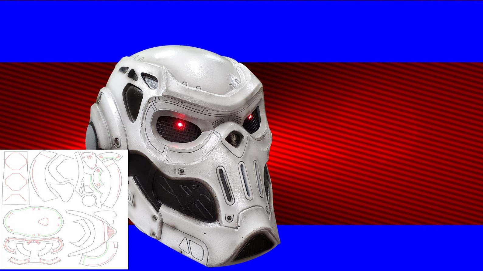 DIY Taskmaster Helmet Templates - Etsy