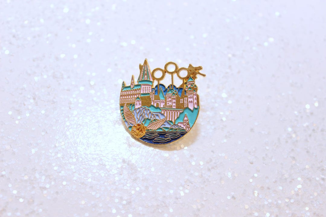 Magical Castle School Enamel Pin - Etsy