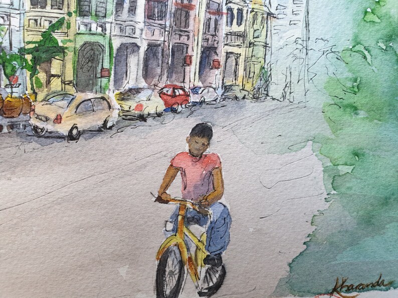 Penang, Malaysia Ink and Watercolour Painting - Etsy