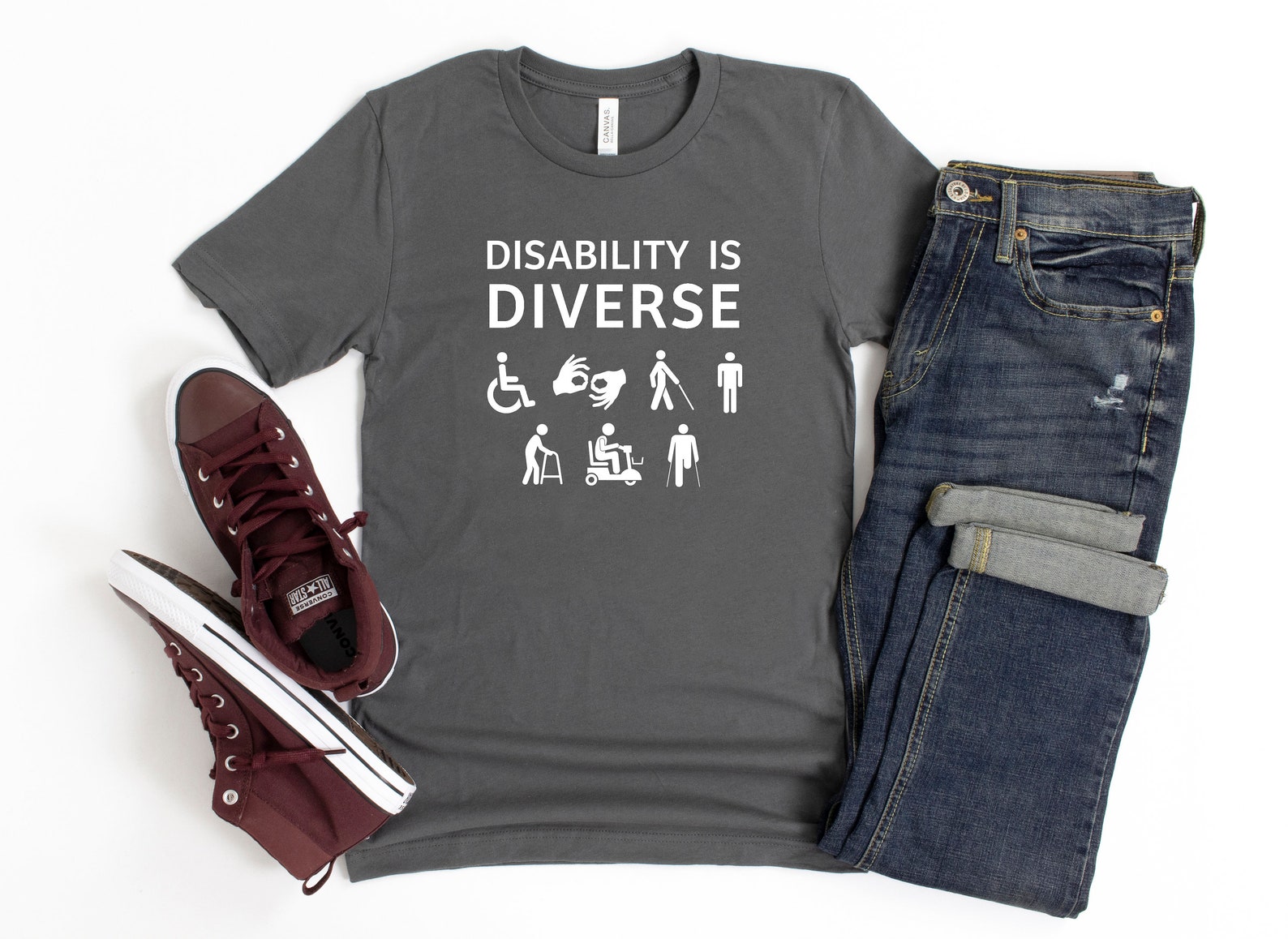 Disability is Diverse T-shirt, Disability Pride, Disability Awareness ...