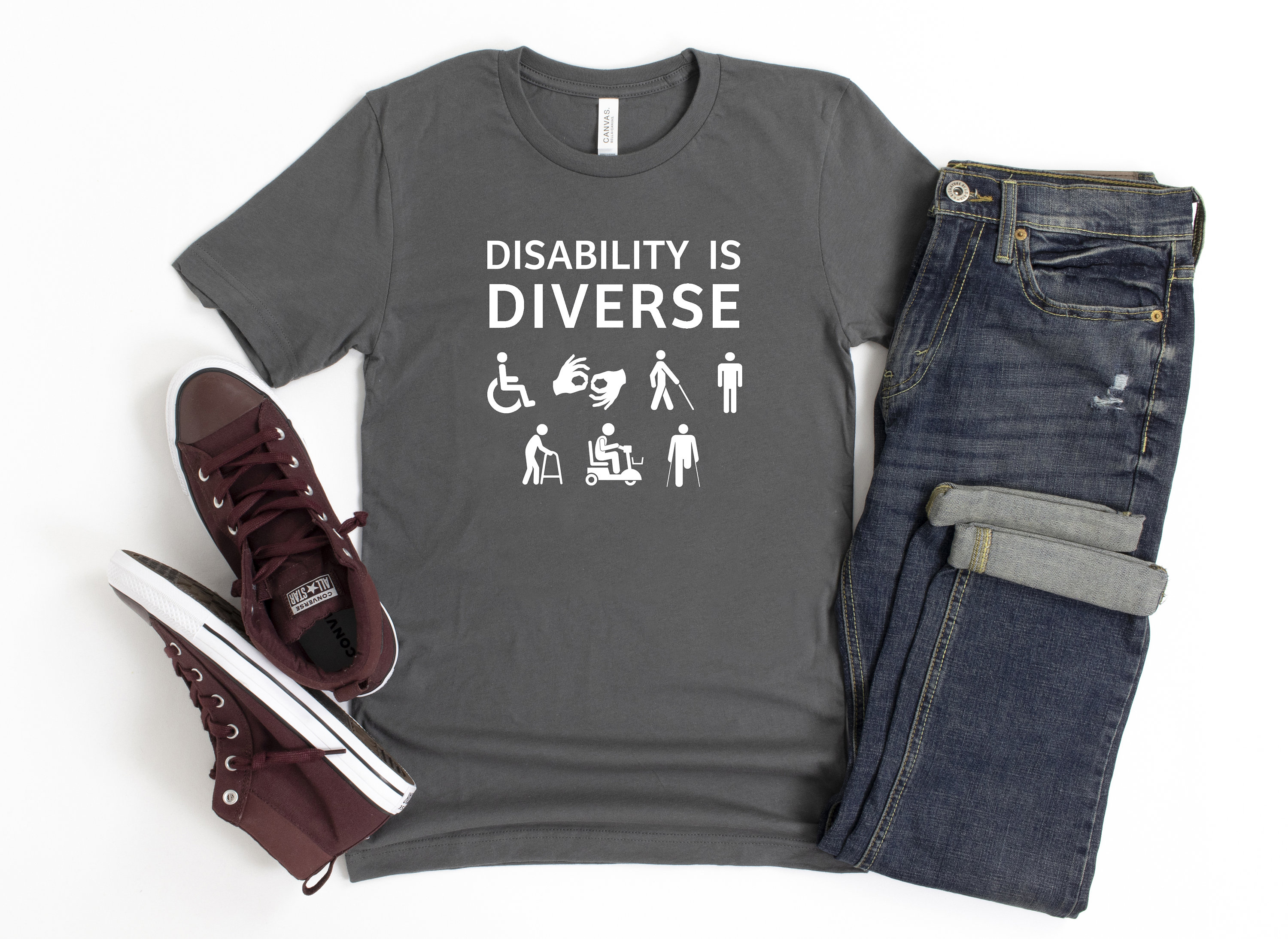 Disability is Diverse T-shirt, Disability Pride, Disability Awareness ...