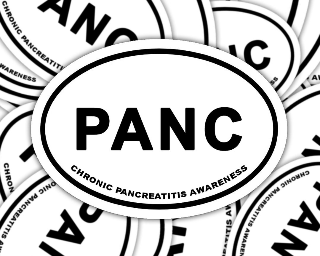 Chronic Pancreatitis Awareness Sticker, Chronic Pancreatitis Marathon ...