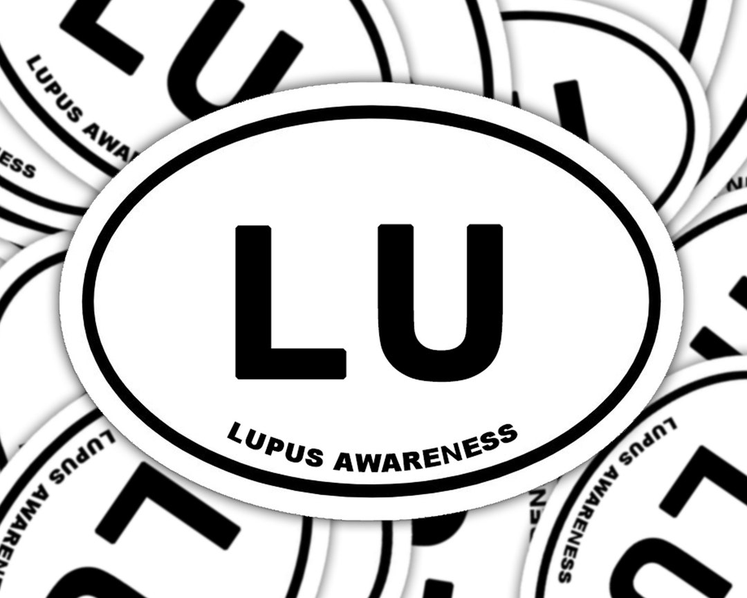 Lupus Awareness Sticker, Lupus Marathon Decal, Chronic Illness Decal ...