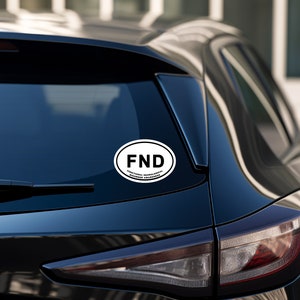 Functional Neurological Disorder Awareness Sticker, FND Marathon Decal ...