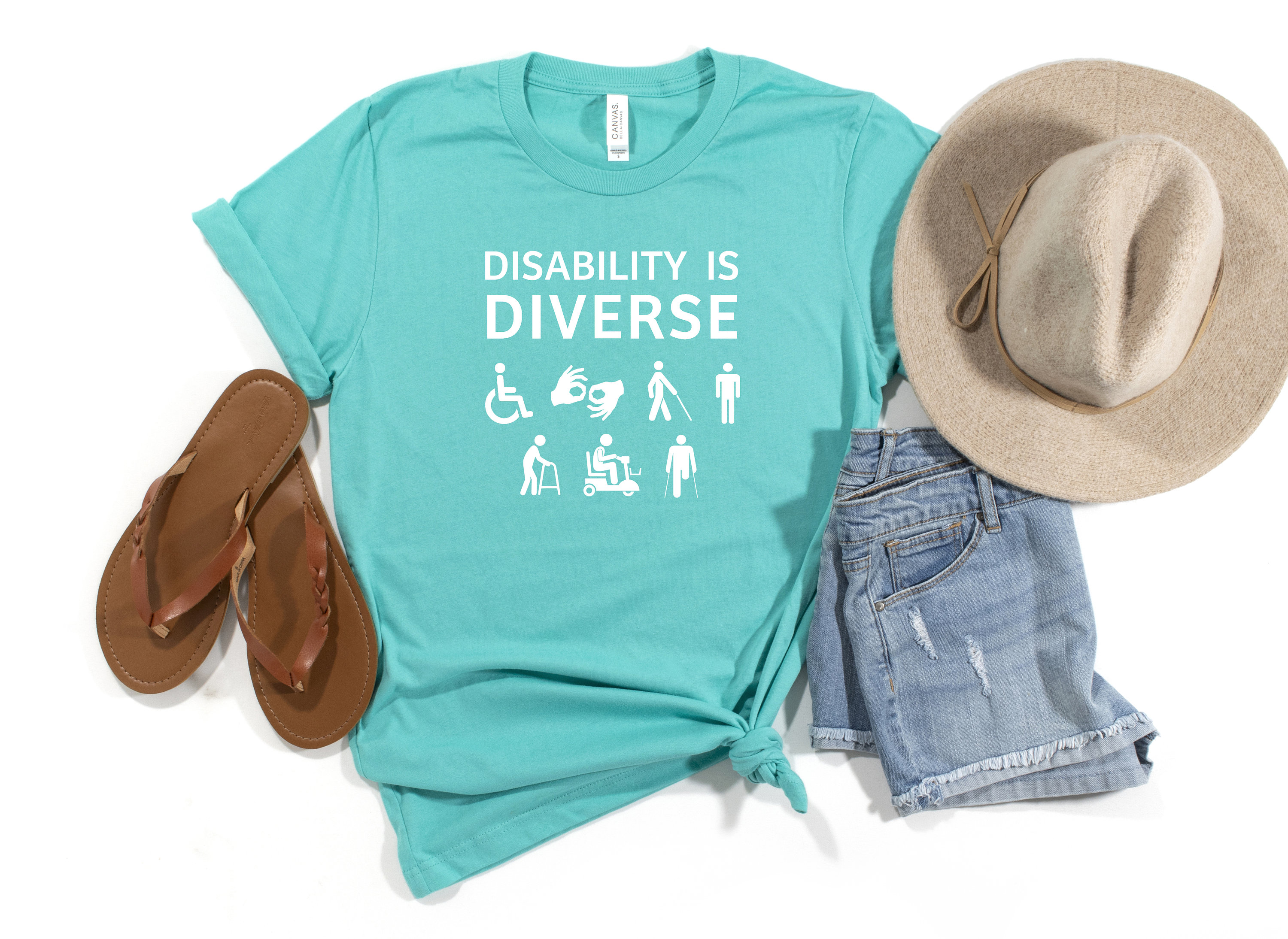 Disability is Diverse T-shirt, Disability Pride, Disability Awareness ...