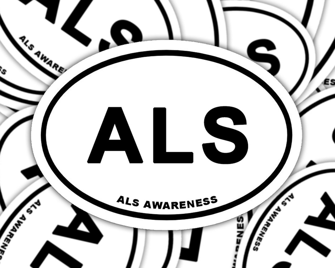 ALS Awareness Sticker, ALS Marathon Decal, Chronic Illness Decal ...