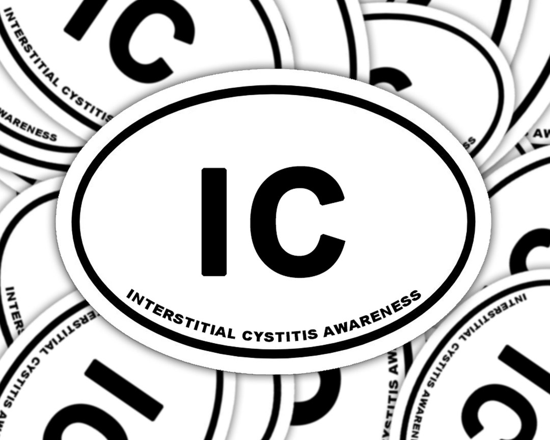 Interstitial Cystitis Awareness Sticker, Interstitial Cystitis Marathon ...