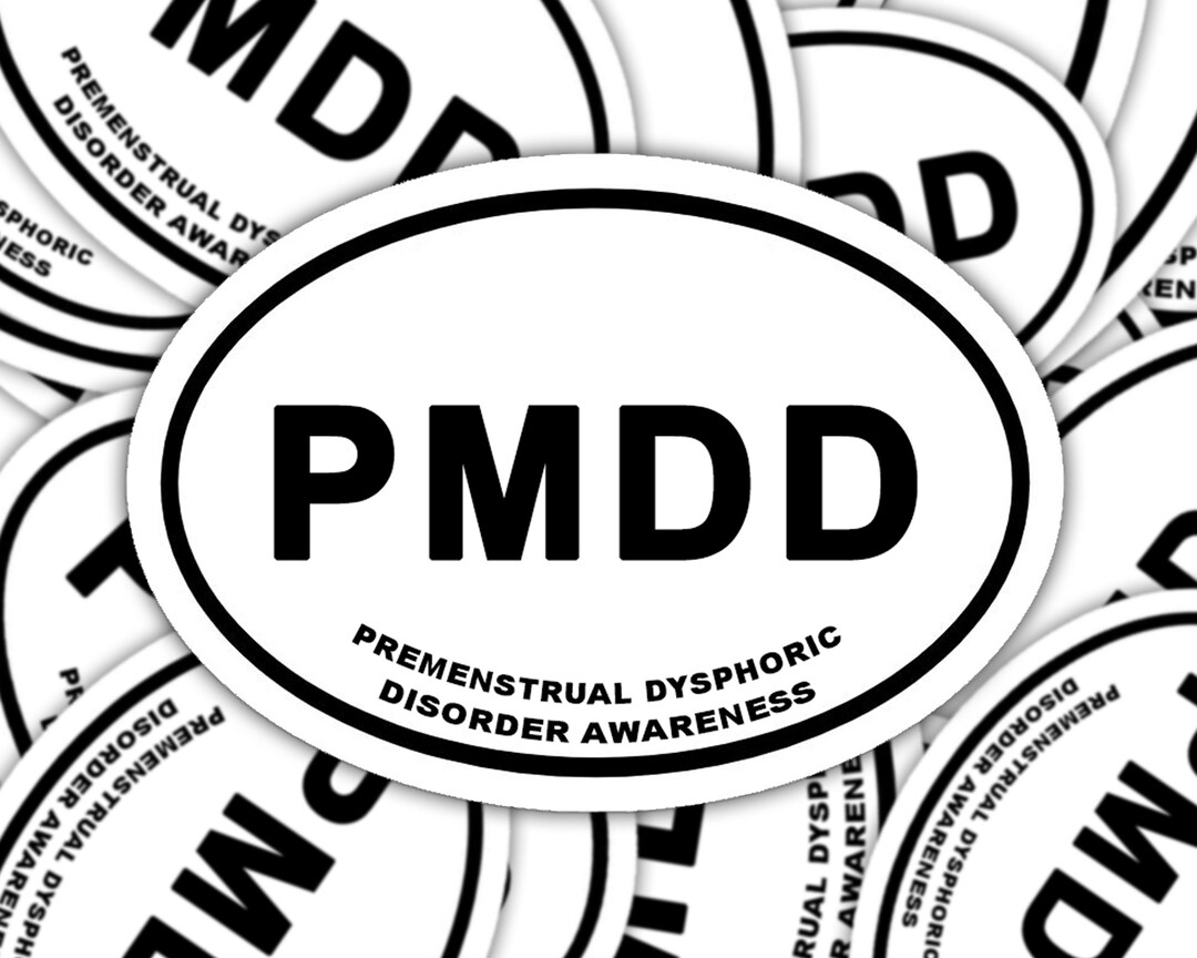 Premenstrual Dysphoric Disorder Awareness Sticker, PMDD Marathon Decal ...