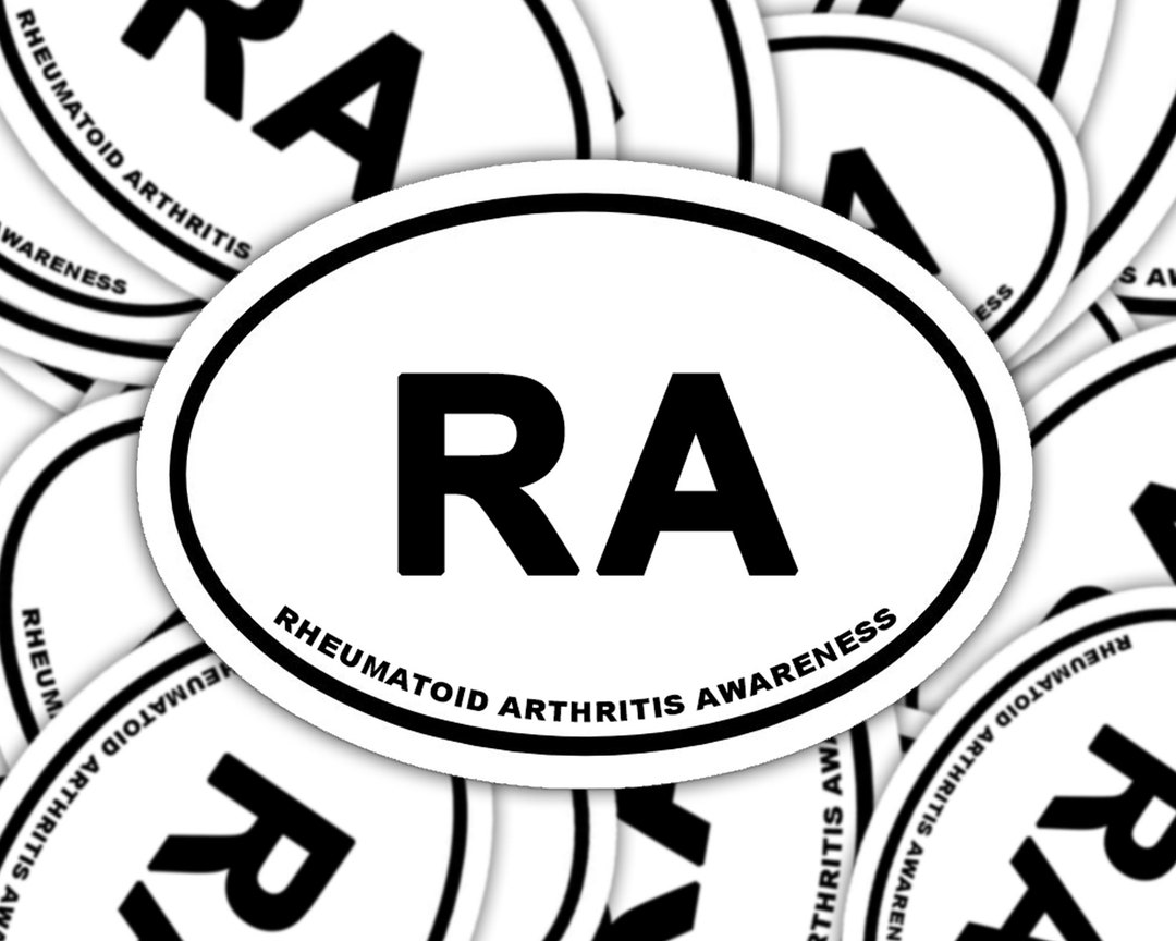 Rheumatoid Arthritis Awareness Sticker, Rheumatoid Arthritis Marathon ...