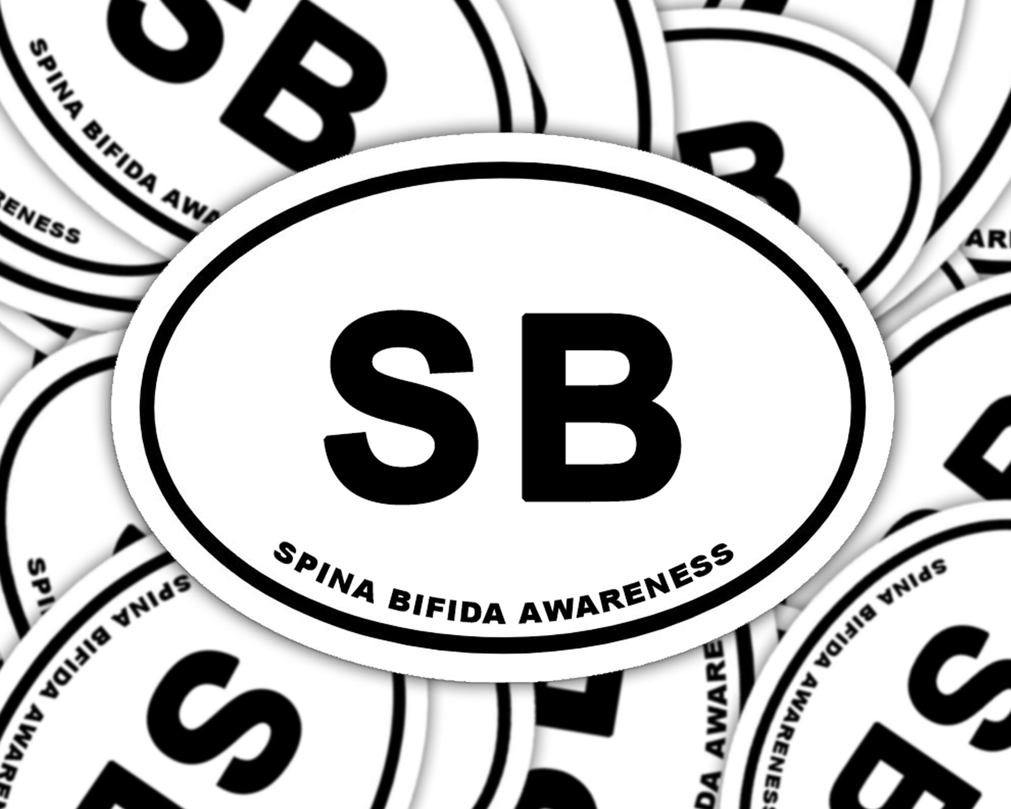 Spina Bifida Awareness Sticker, Spina Bifida Marathon Decal, Chronic ...