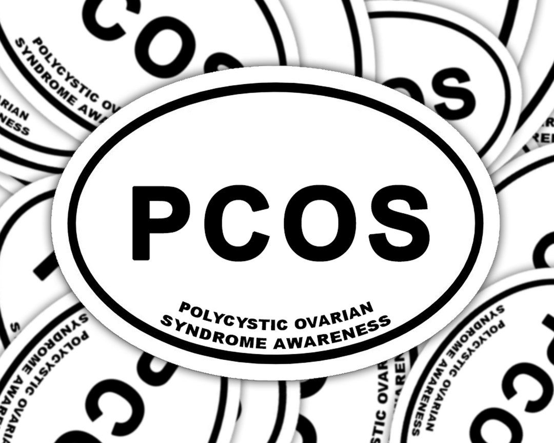 Polycystic Ovarian Syndrome Awareness Sticker, PCOS Marathon Decal ...