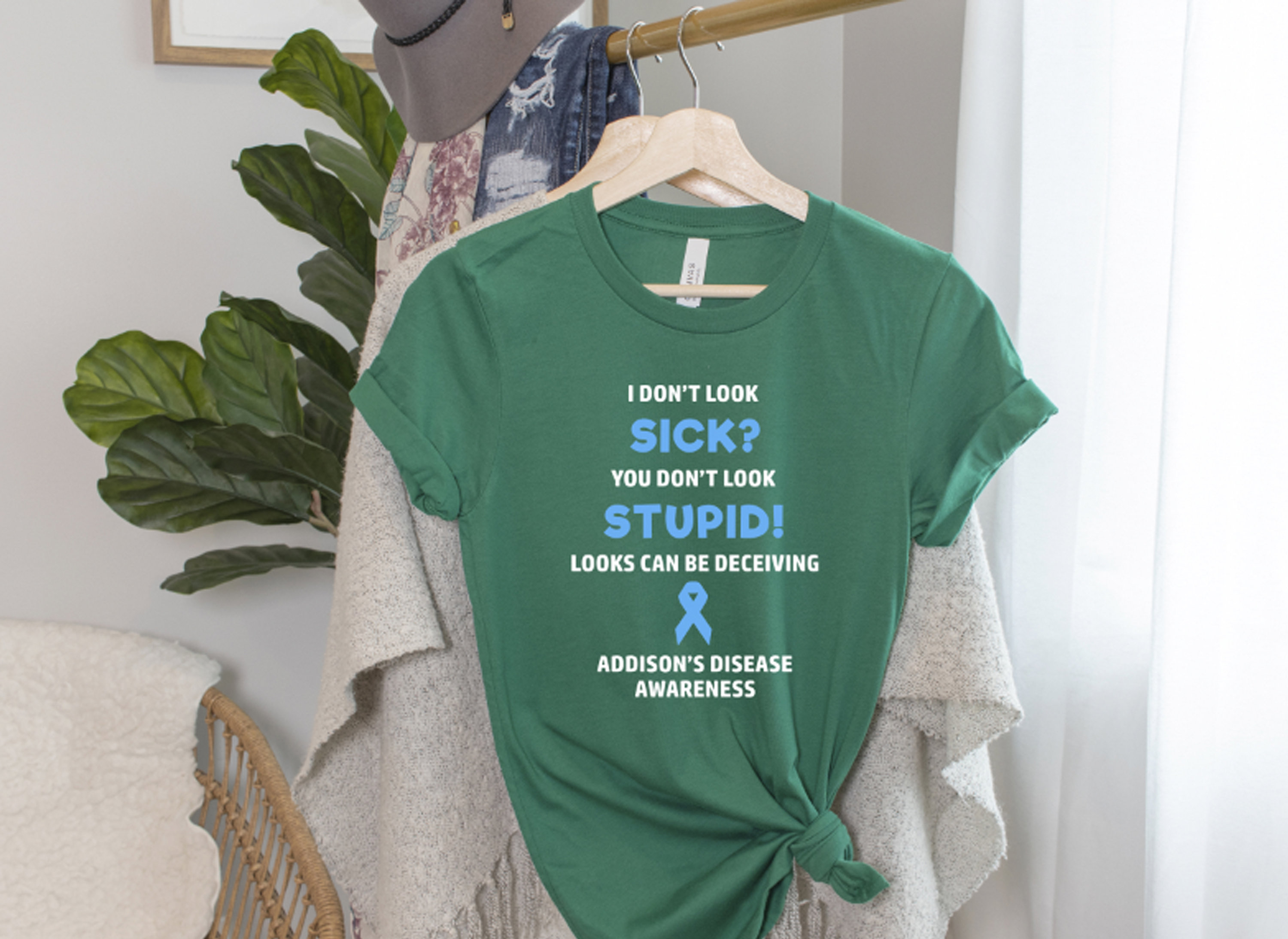 Addison's Disease You Don't Look Sick T-shirt, Addison’s Disease ...