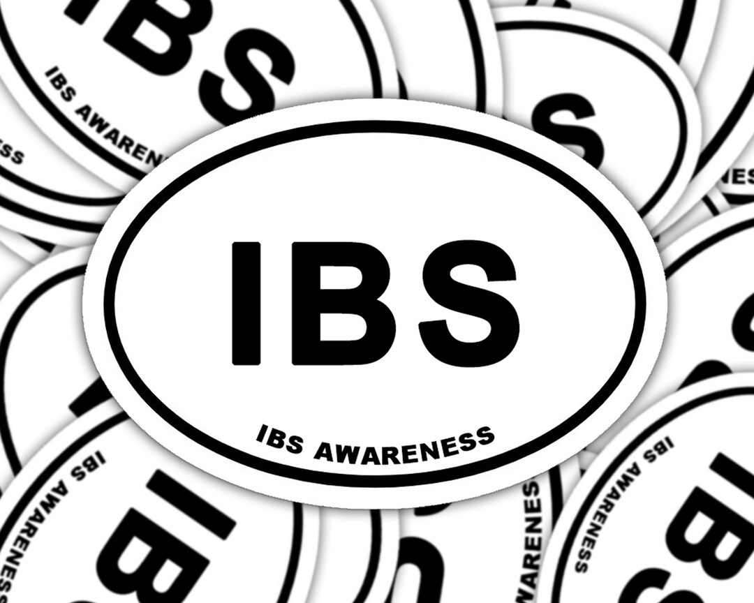 IBS Awareness Sticker, IBS Marathon Decal, Chronic Illness Decal ...