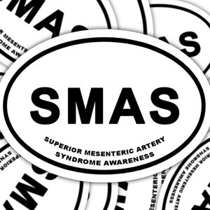 Superior Mesenteric Artery Syndrome Awareness Sticker, SMAS Marathon ...