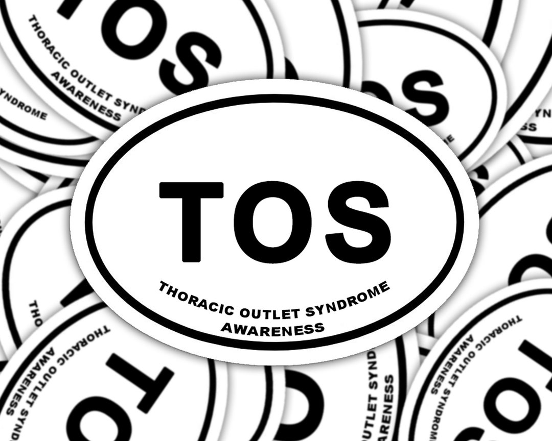 Thoracic Outlet Syndrome Awareness Sticker, Thoracic Outlet Syndrome ...