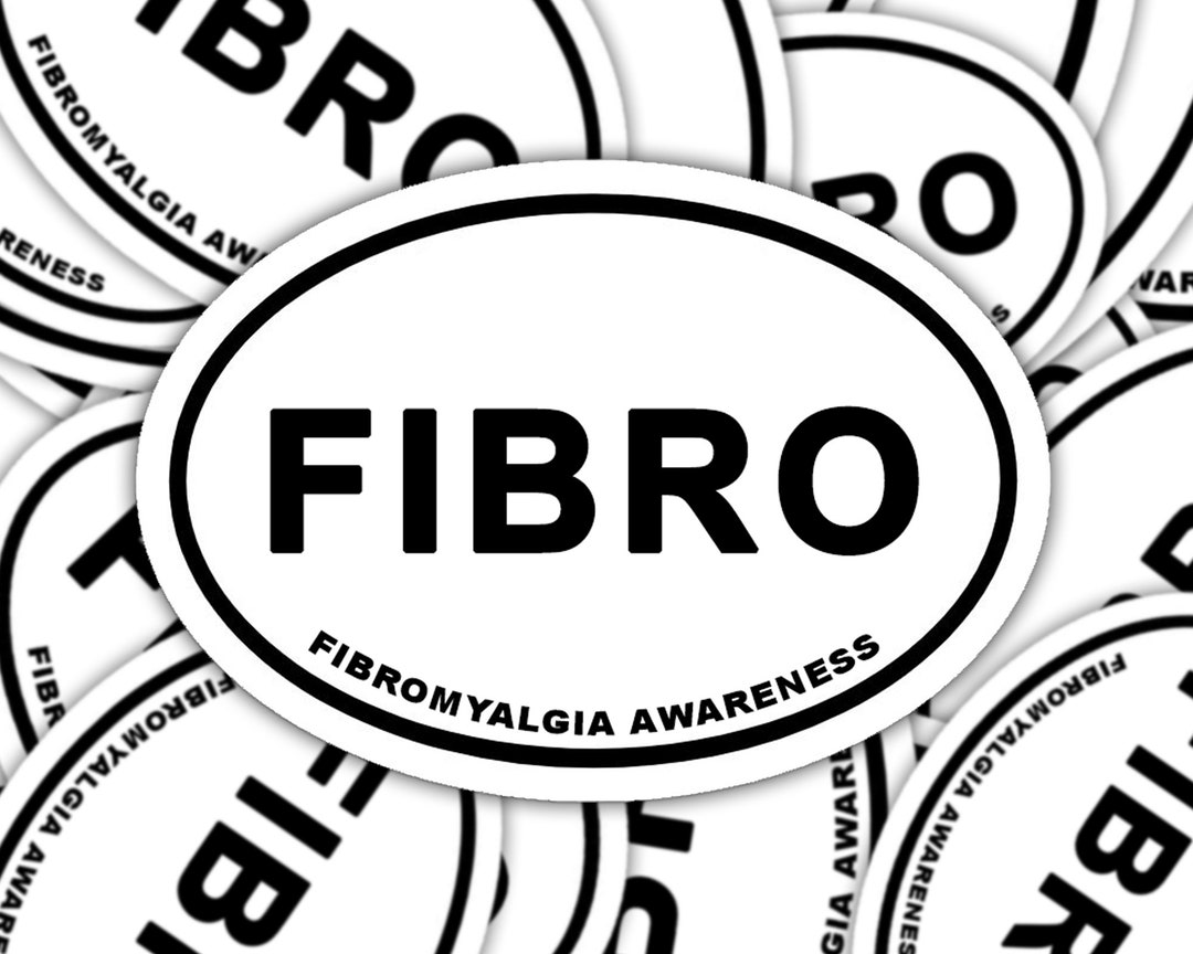 Fibromyalgia Awareness Sticker, Fibromyalgia Marathon Decal, Chronic ...