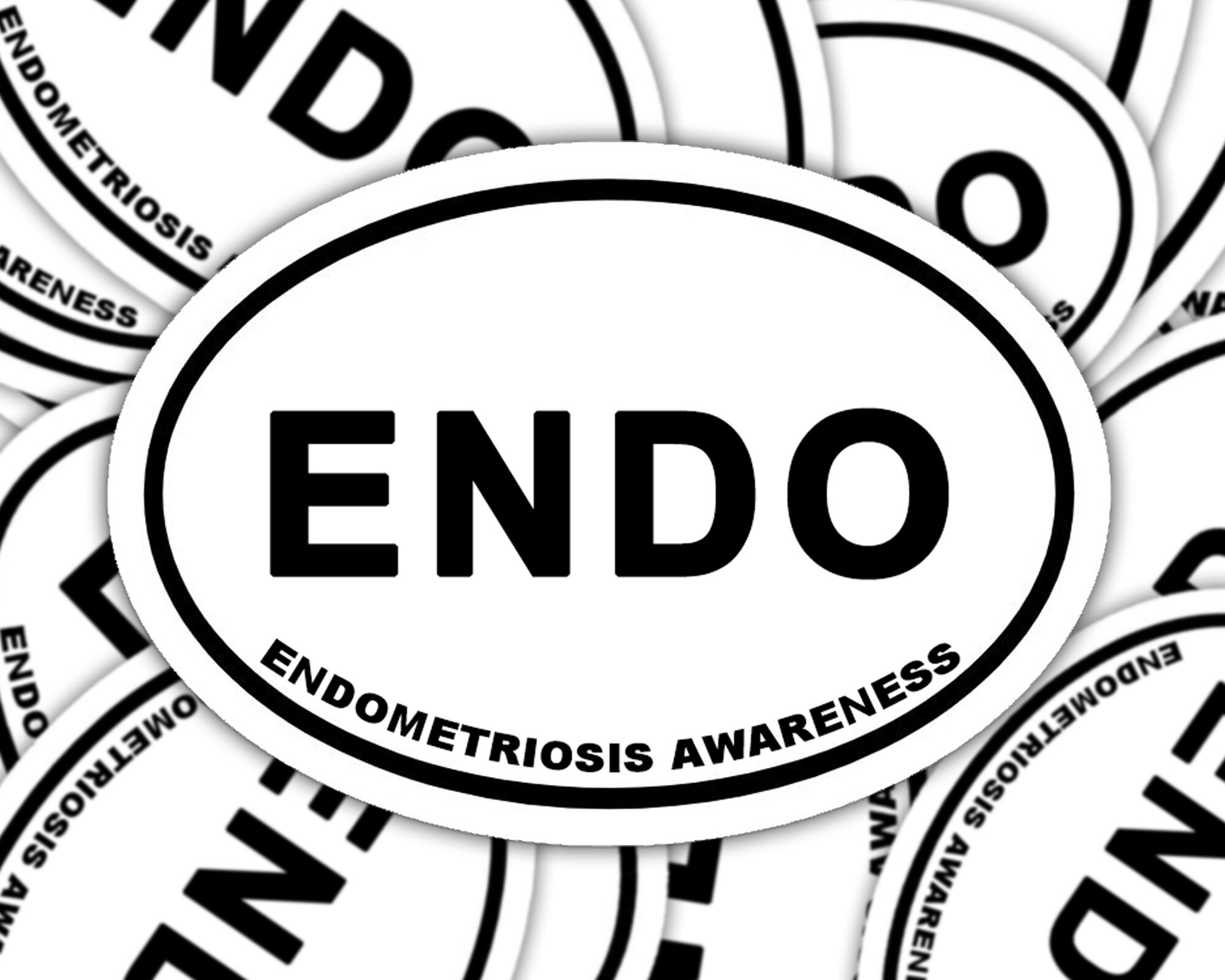 Endometriosis Awareness Sticker, Endometriosis Marathon Decal, Chronic ...