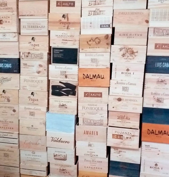 3 Pack Spanish Wooden Wine Boxes / Crates / Storage - Etsy