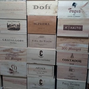 3 Pack Spanish Wooden Wine Boxes / Crates / Storage - Etsy