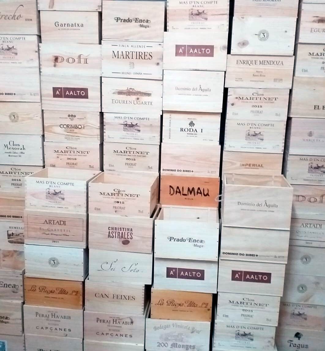 3 Pack Spanish Wooden Wine Boxes / Crates / Storage - Etsy