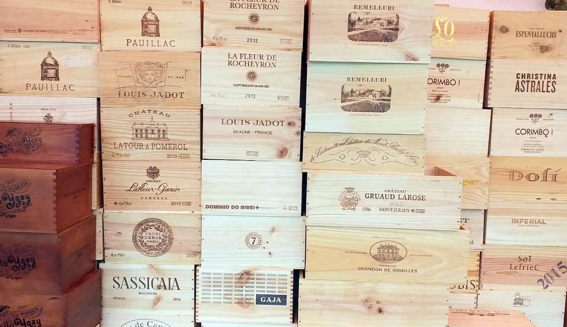 3 Pack Spanish Wooden Wine Boxes / Crates / Storage - Etsy
