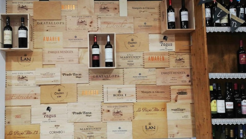 20 X Wine Box End Panels. Wood. Box, Side, Plate. Spain - Etsy