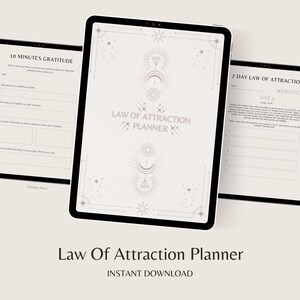 Law of Attraction Planner, Manifestation Journal, Goal-setting ...