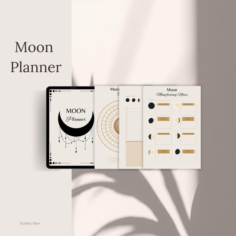 Moon Planner: Astrology Journal, Manifestation Guide (PDF) - Etsy