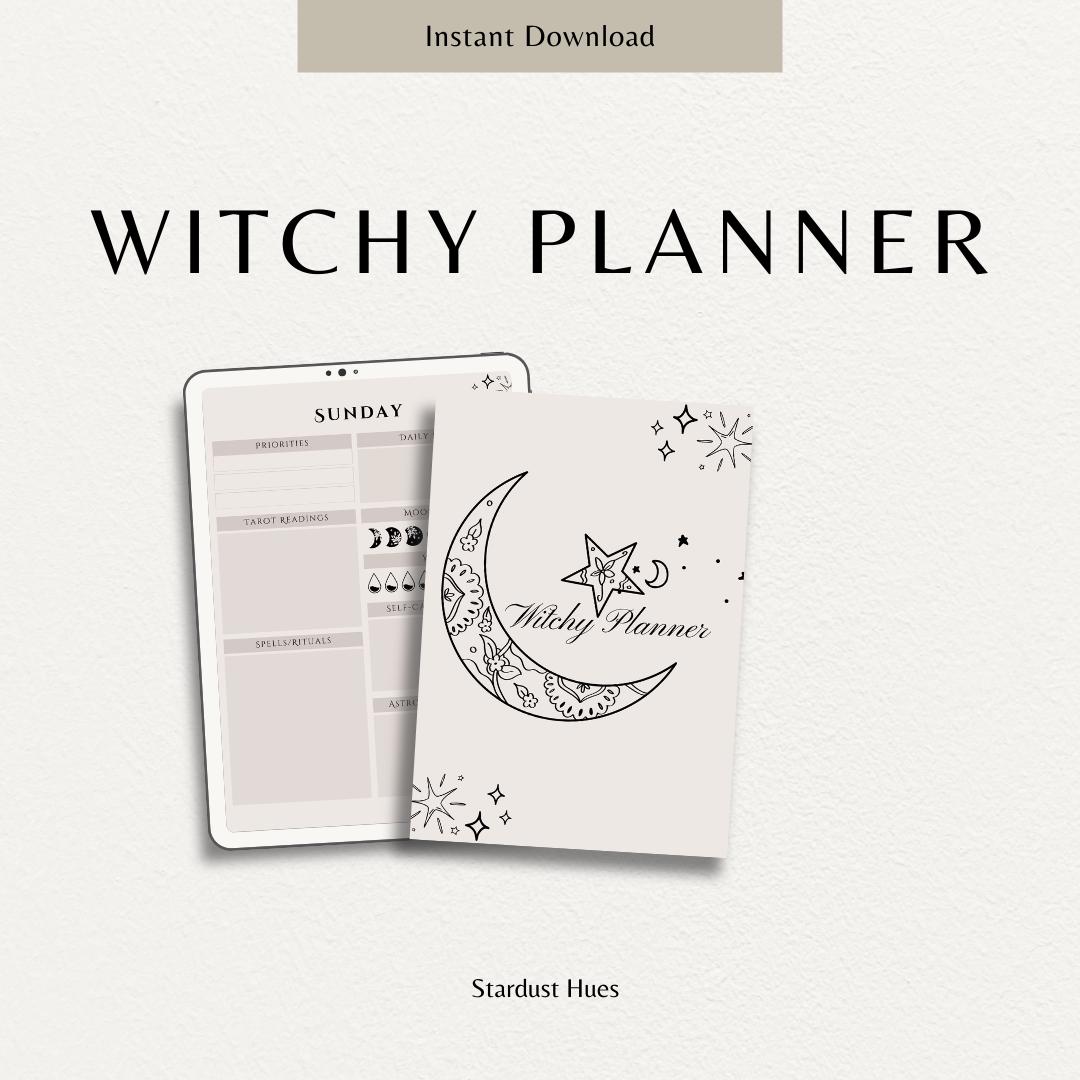 Witchy Planner: 43-page Printable Journal (digital Download) - Etsy