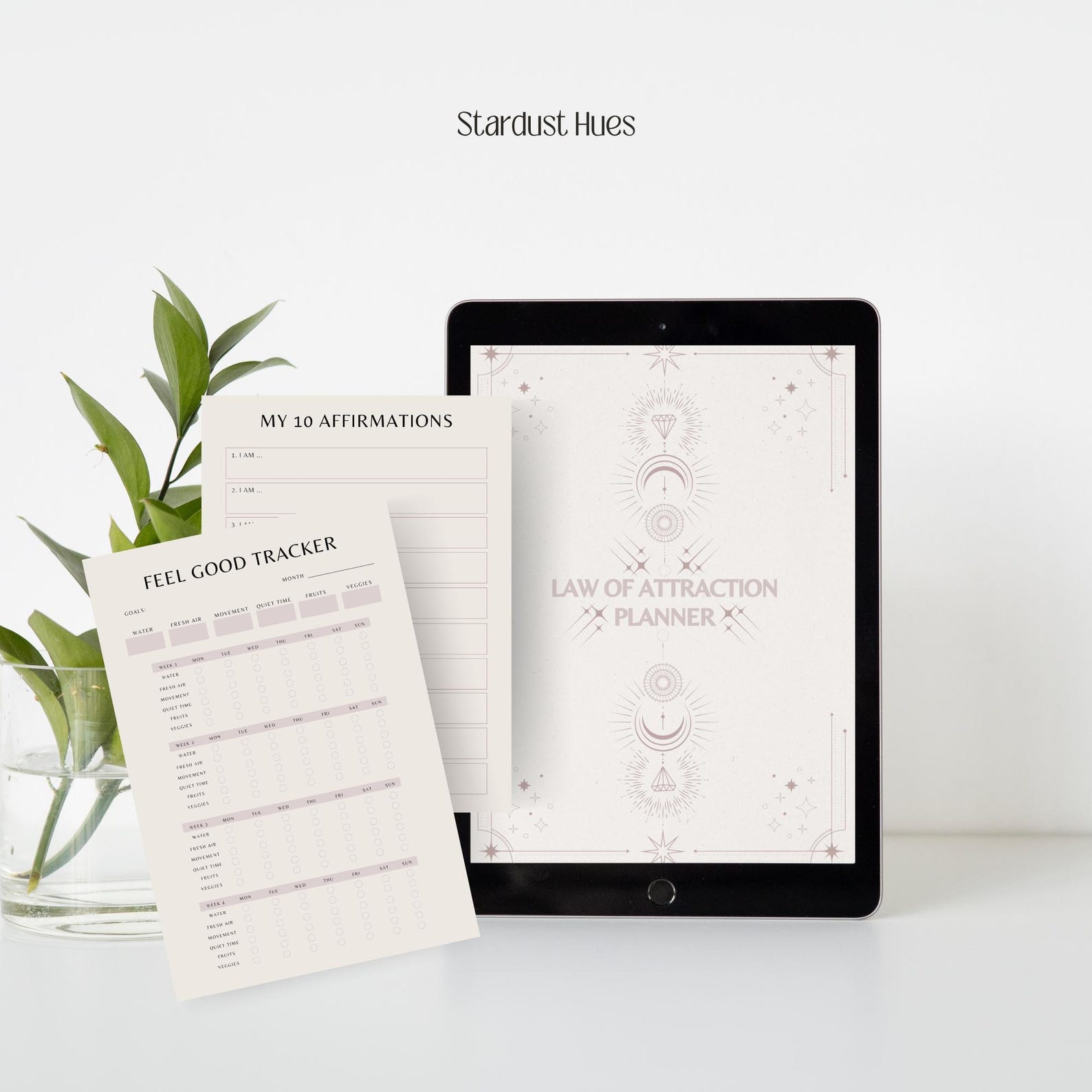 Law of Attraction Planner, Manifestation Journal, Goal-setting ...