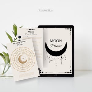 Moon Planner: Astrology Journal, Manifestation Guide (PDF) - Etsy
