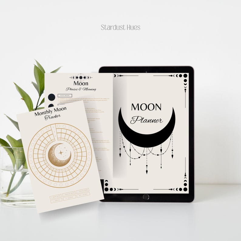 Moon Planner: Astrology Journal, Manifestation Guide (PDF) - Etsy