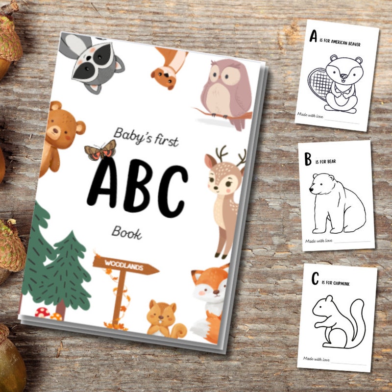 Woodland Abcs - Etsy
