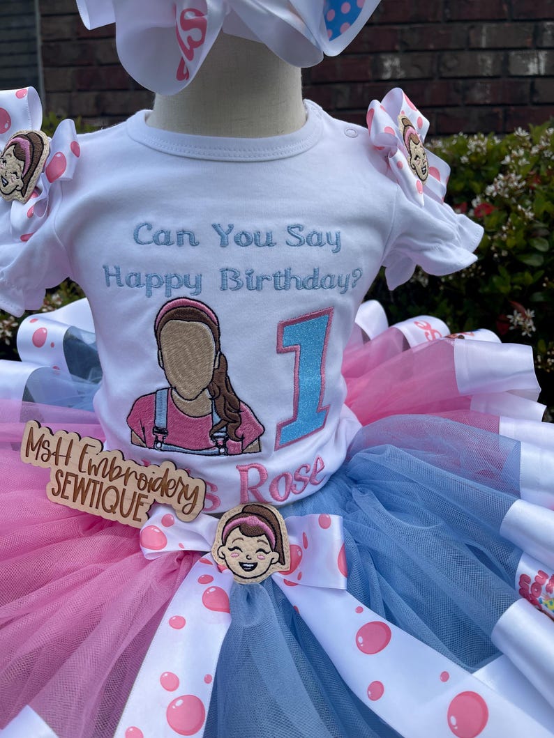 Custom Birthday Tutu Set: Personalized Theme Outfit, Hair Accessory - Etsy