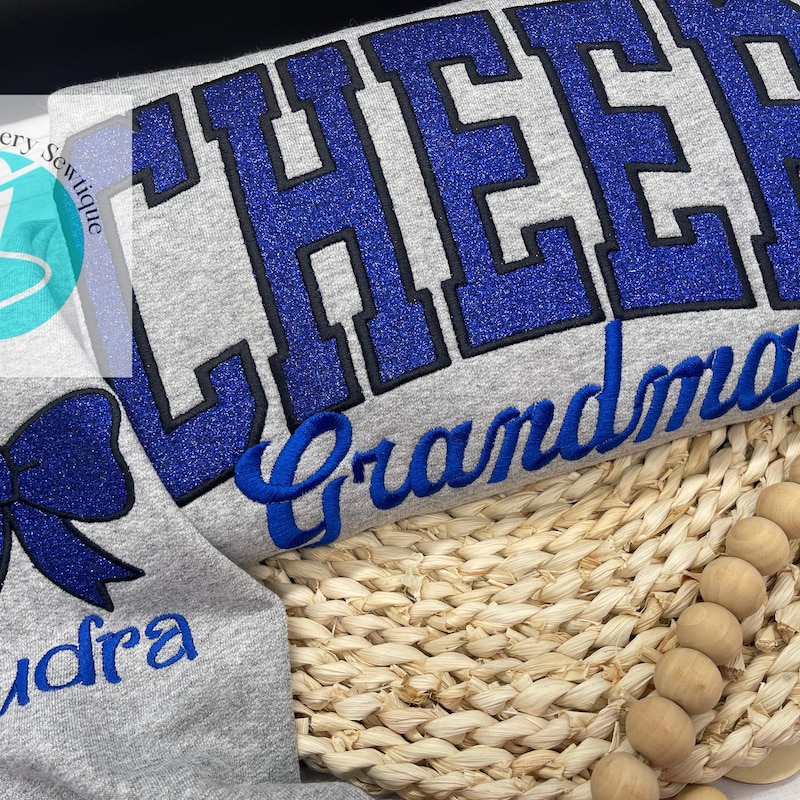 Cheer Bow Sweater Name - Etsy