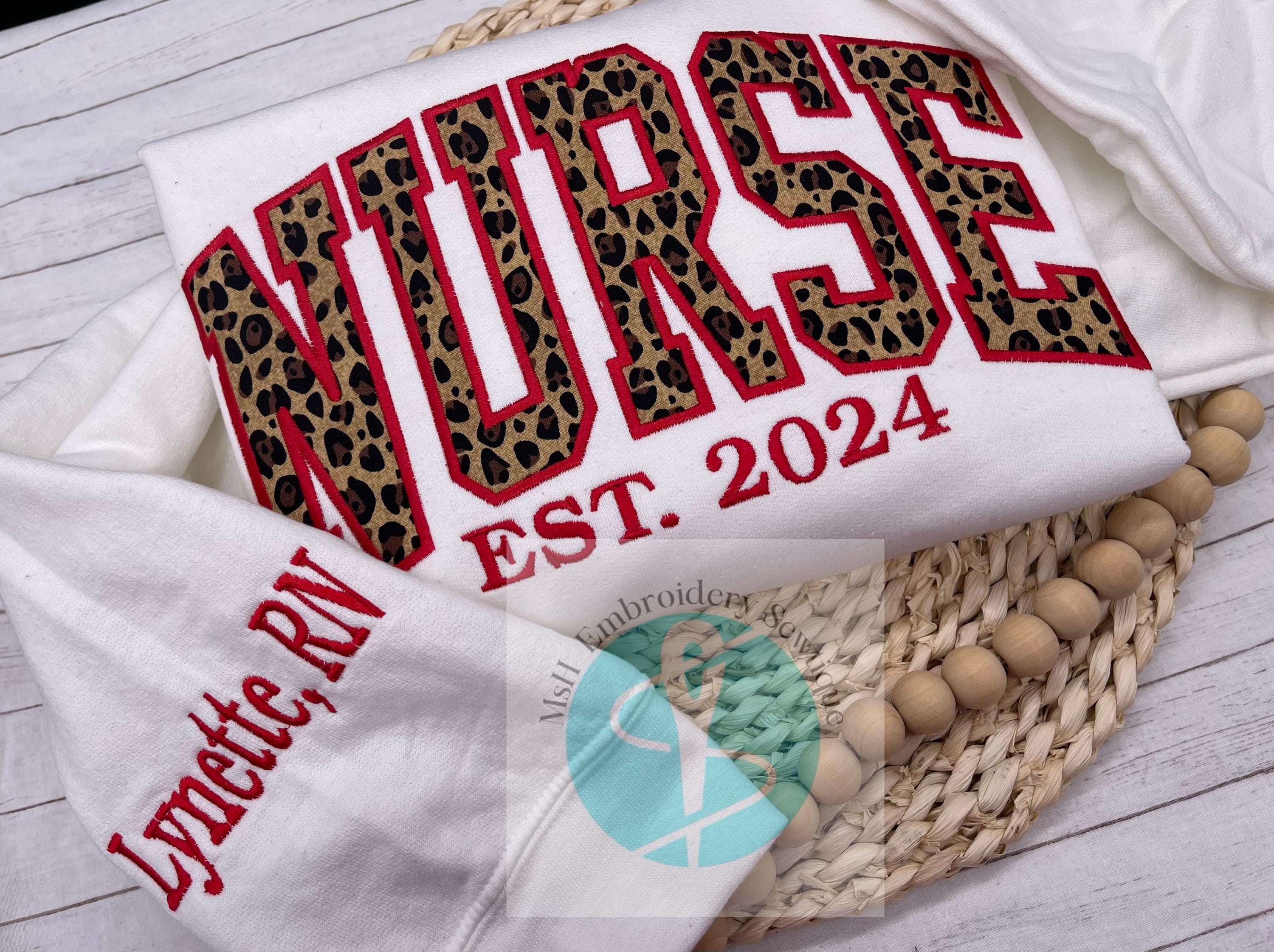 Nurse Leopard Print Sweatshirt - Etsy