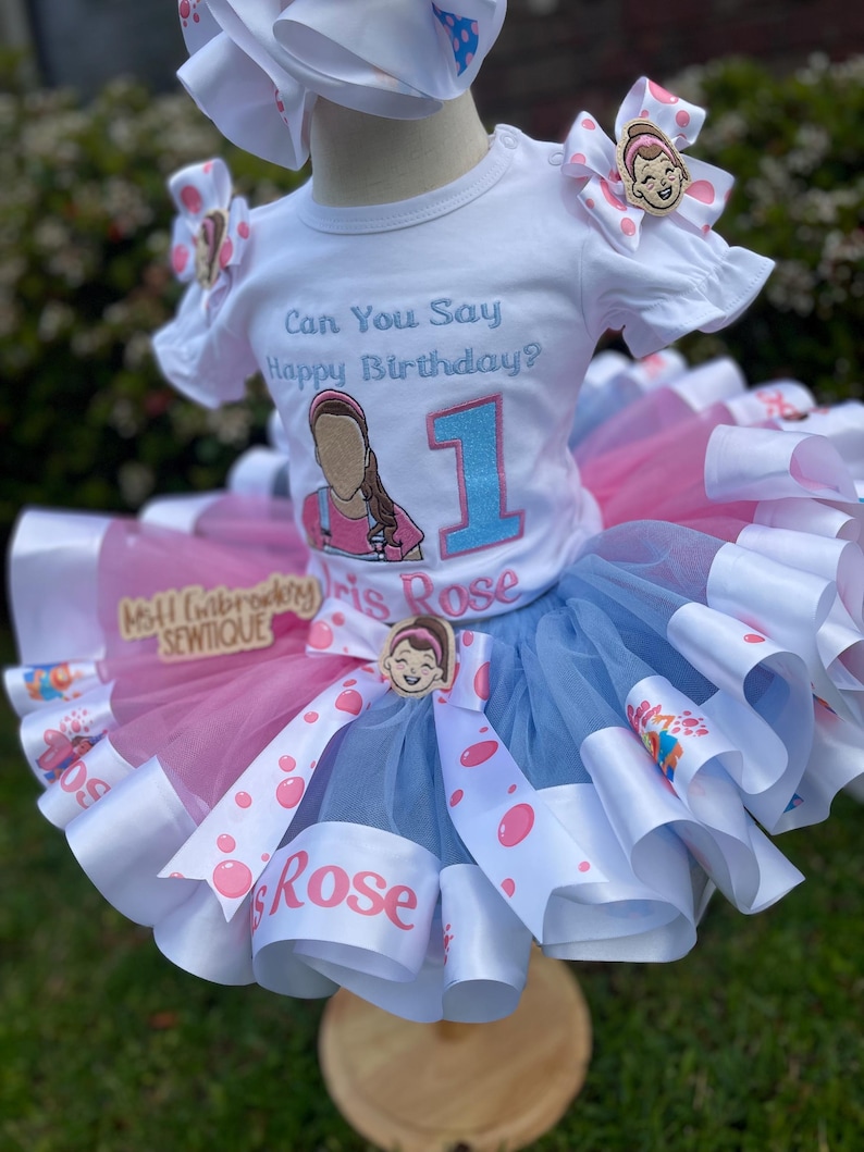 Custom Birthday Tutu Set: Personalized Theme Outfit, Hair Accessory - Etsy